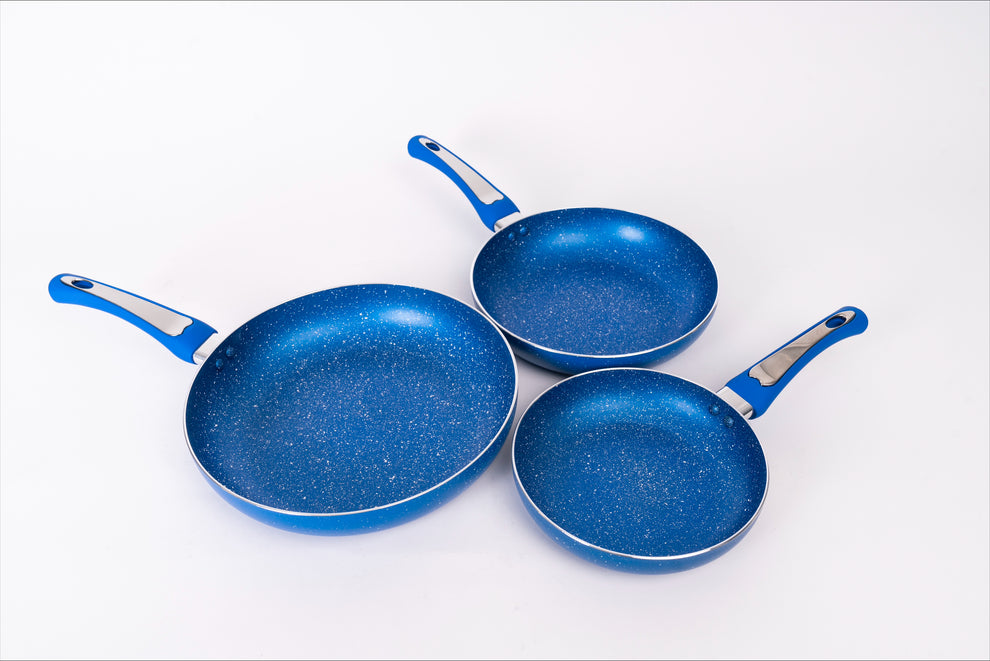 Juego de sarténes 3x1 azul – Flavor Kitchen Cook
